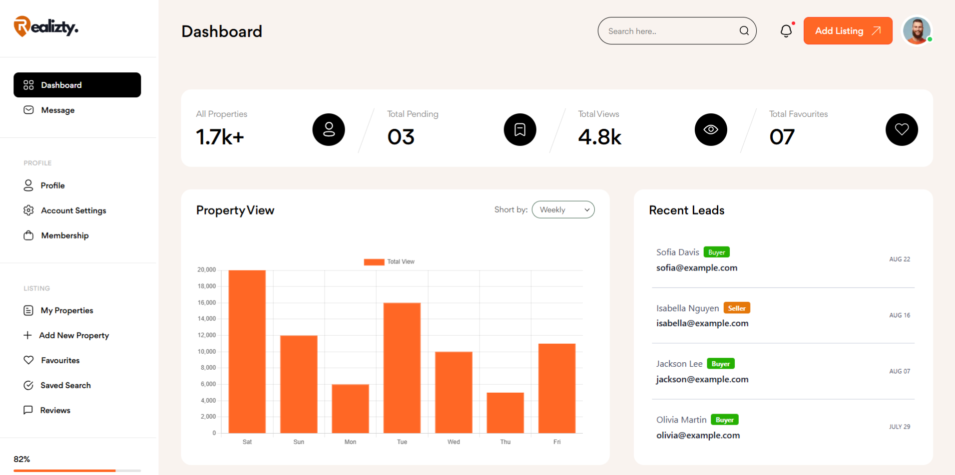 Receive and Manage Leads